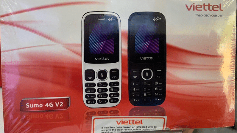 Điện thoại Sumo 4G chính hãng Viettel Hỗ trợ sim 4G/VoLTE